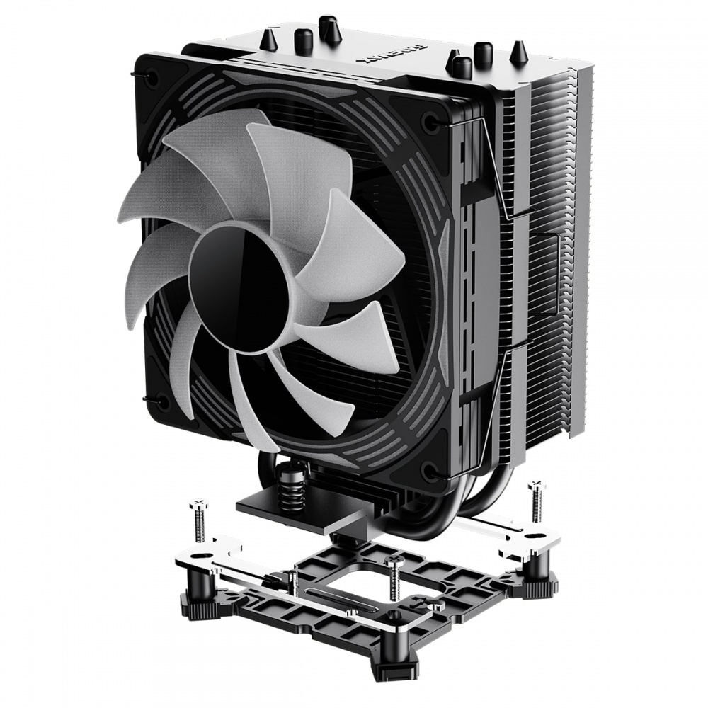 GameMax Ice Force Black CPU Cooler With 120mm FN12A-C8I PWM ARGB ...